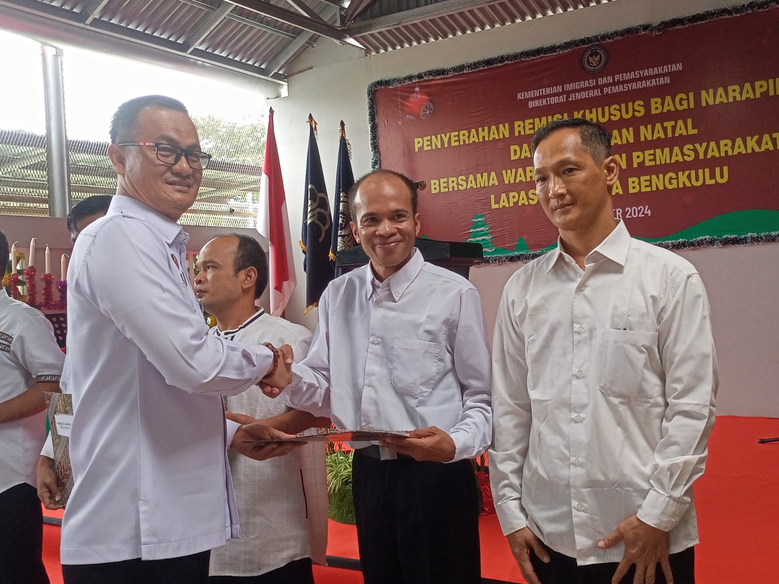 WBP Lapas Bengkulu Terima Remisi Khusus Natal - Bencoolen Times